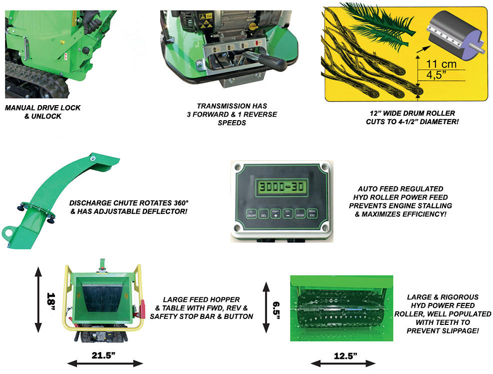 Peruzzo TB100C Pro Tracked Self Powered Wood Chippers -- Iowa Farm ...
